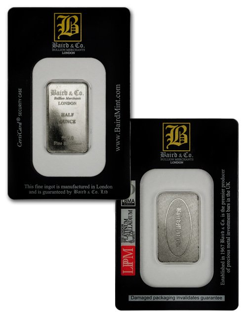 1/2oz Rhodium Bar - Dave And Co Metals